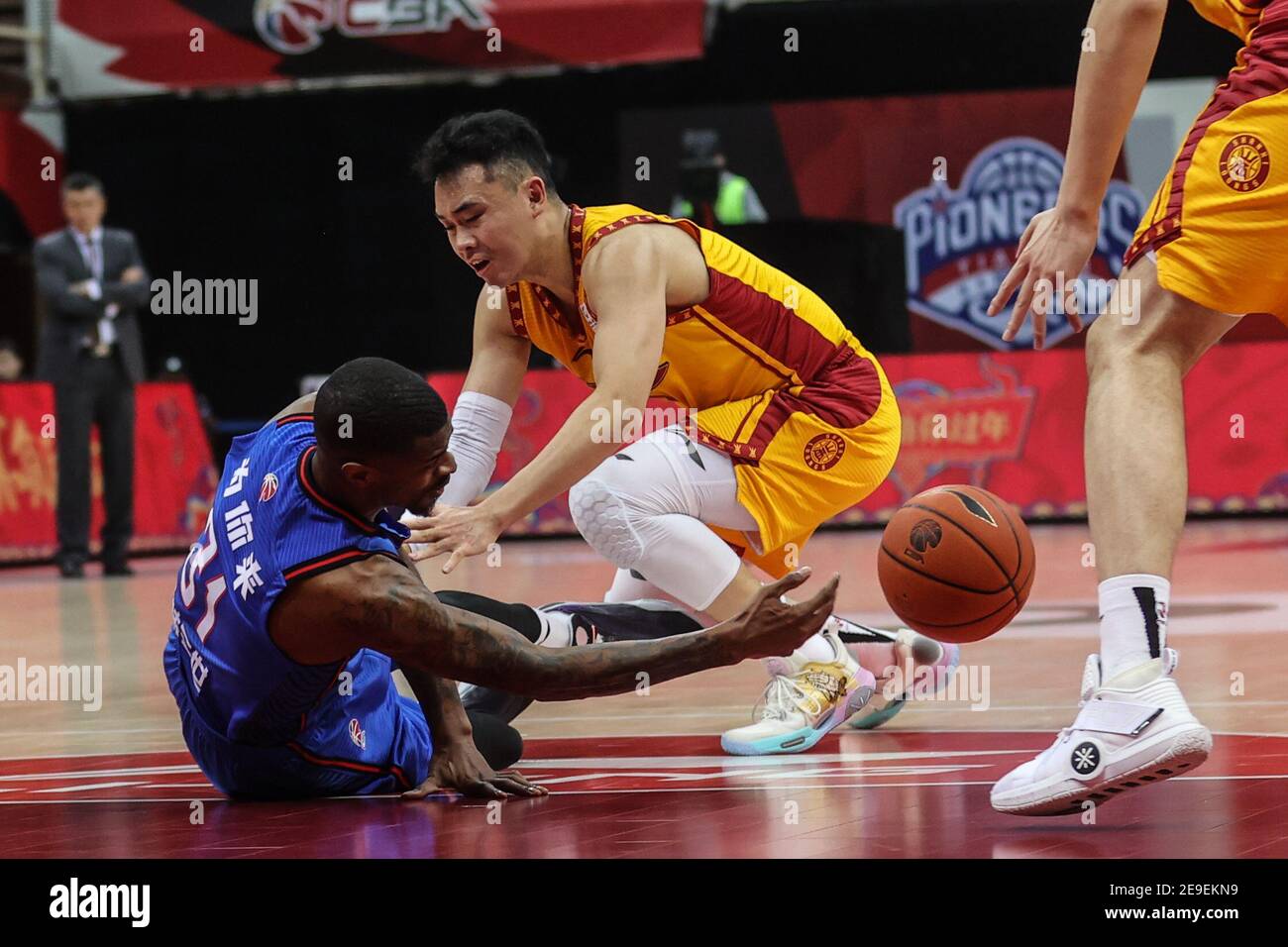 Zhuji, China's Zhejiang Province. 4th Feb, 2021. Clarence Trotter III ...