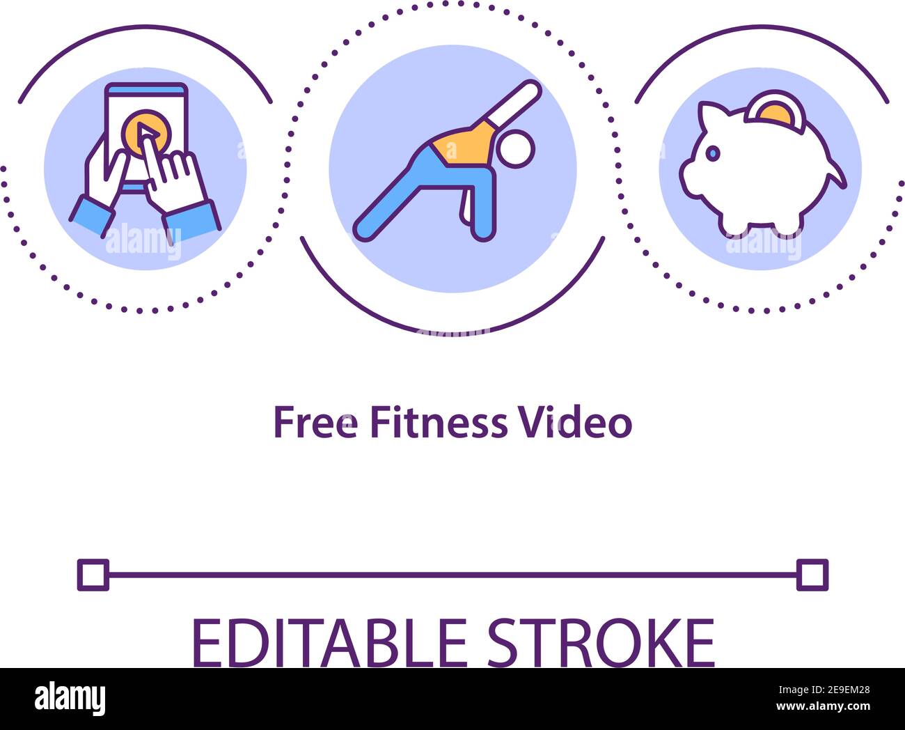 Fitness watching Stock Vector Images - Alamy