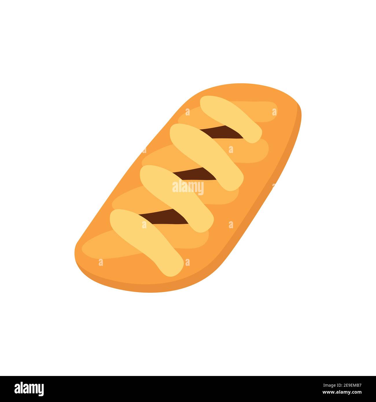 Plain bun Stock Vector Images - Alamy