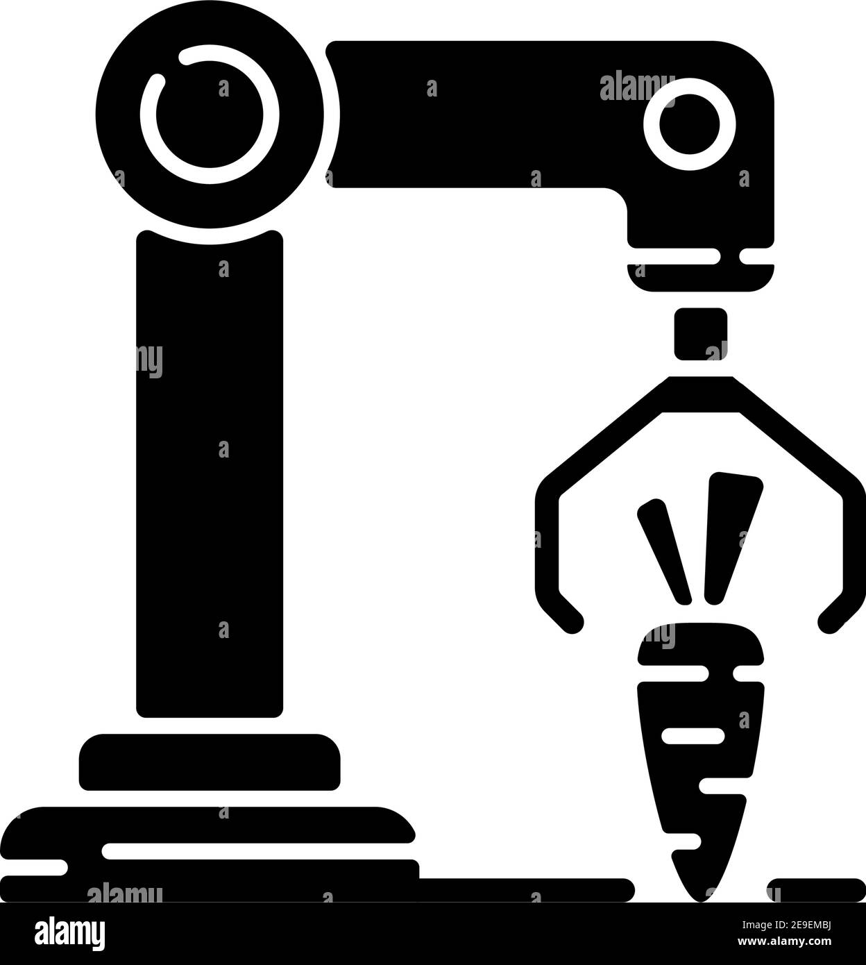 Harvesting robotics black glyph icon Stock Vector Image & Art - Alamy