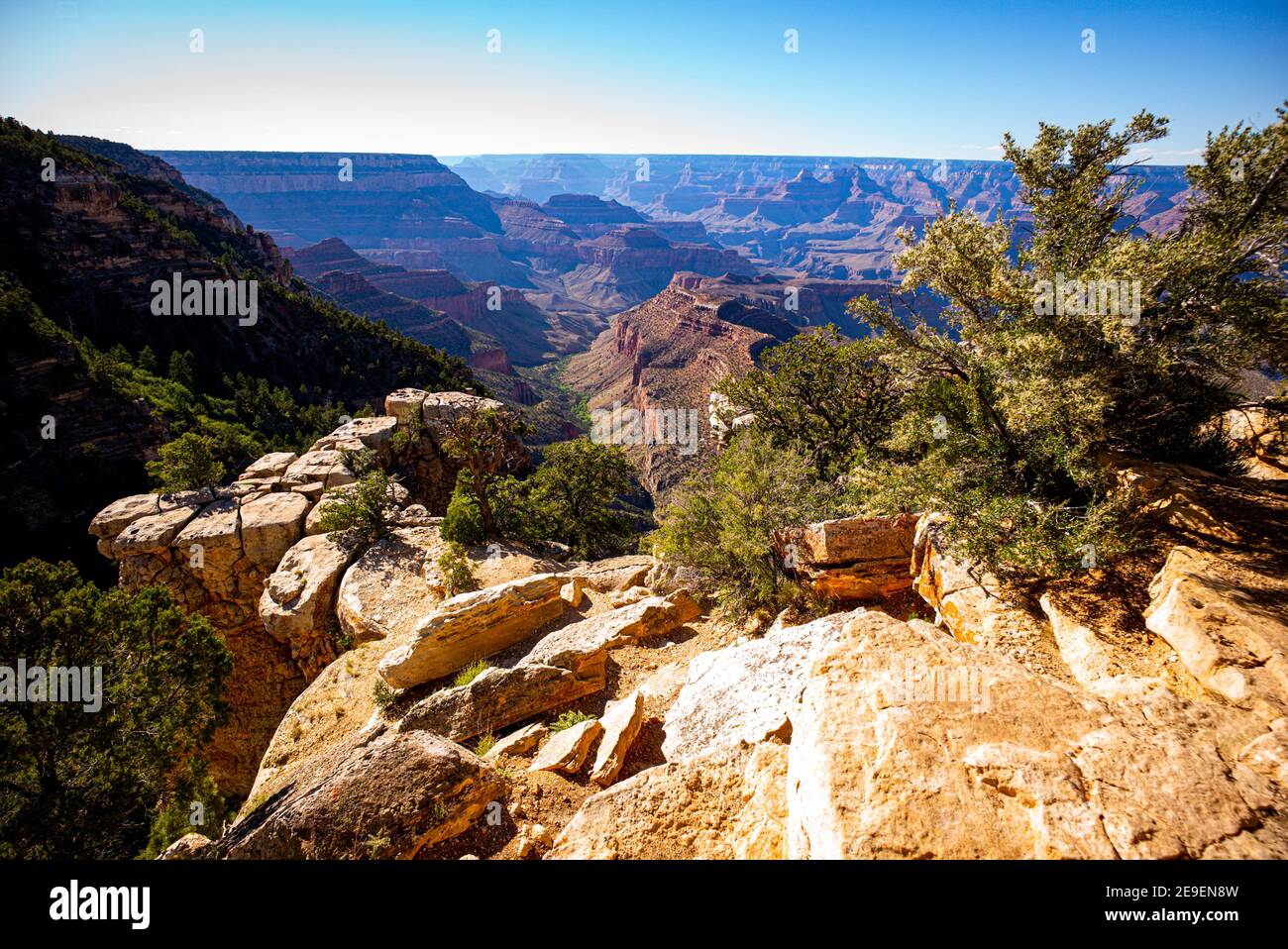 The Grand Canyon. Panorama Arizona. USA traveling Stock Photo - Alamy