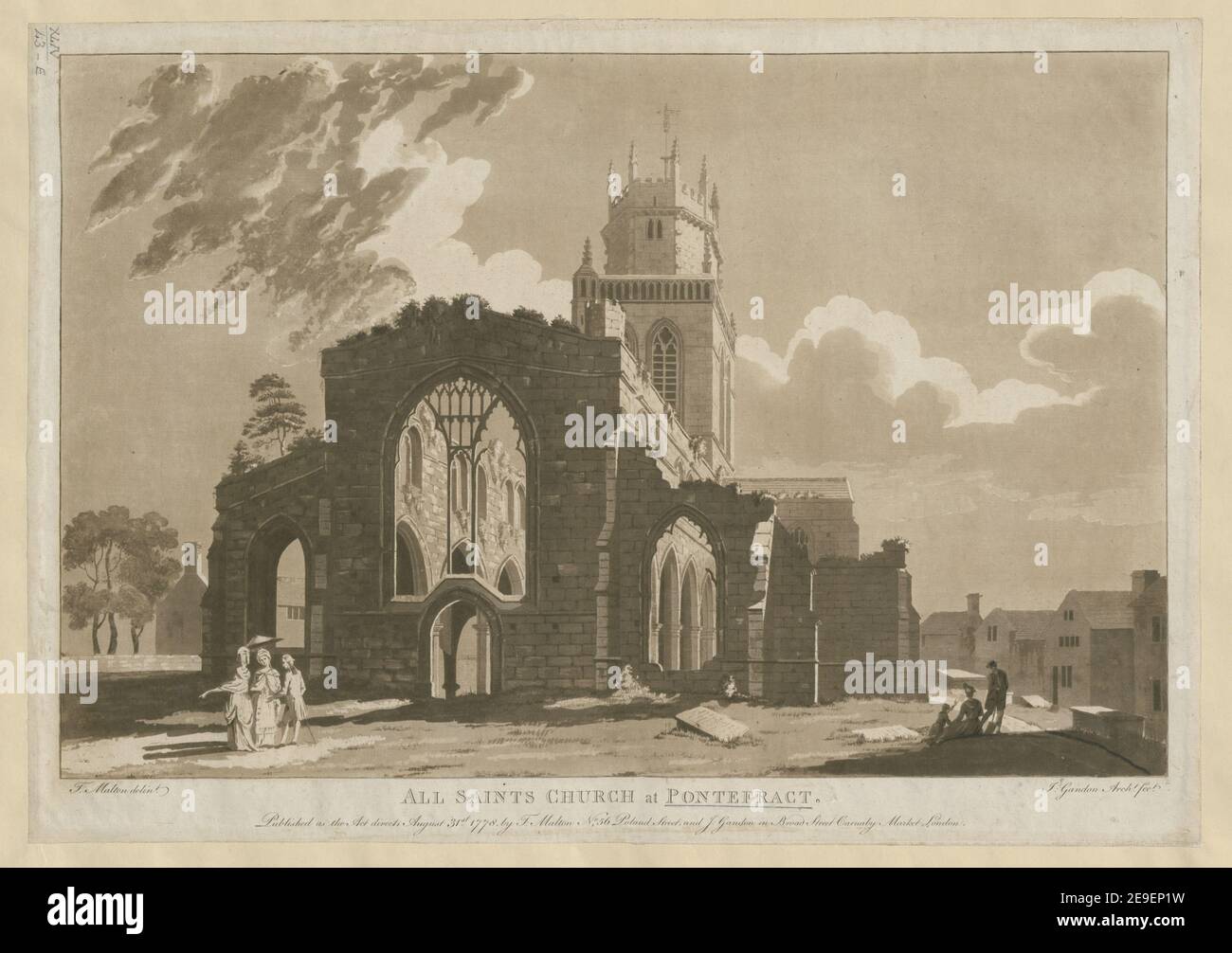 Map of pontefract hi-res stock photography and images - Alamy