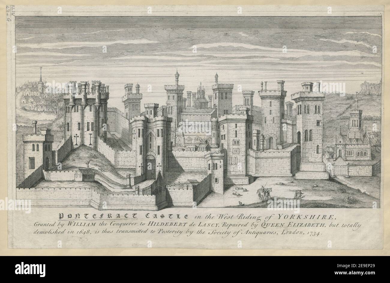 Map of pontefract hi-res stock photography and images - Alamy