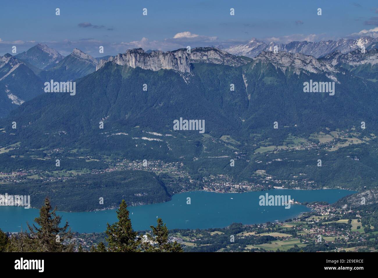Lake annecy aerial hi-res stock photography and images - Alamy