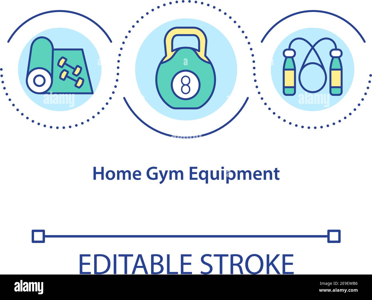 Home workout gear Cut Out Stock Images & Pictures - Alamy