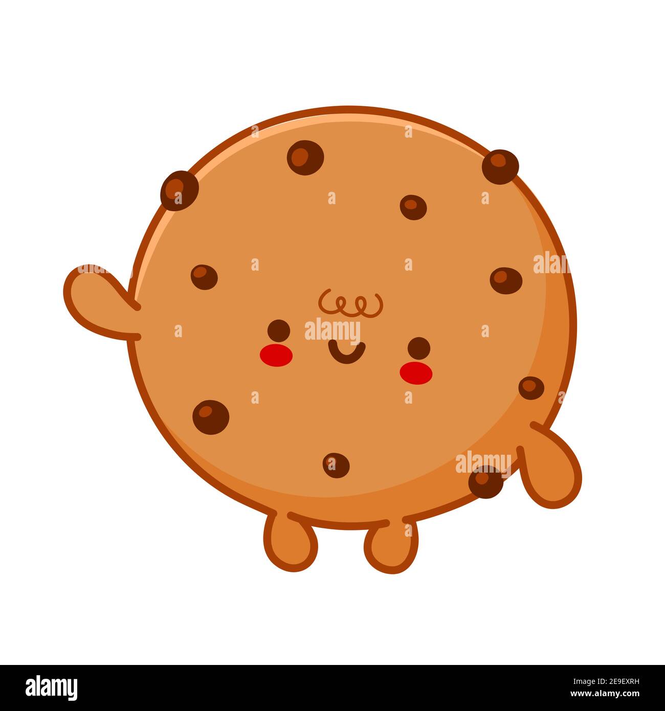 Animated Cute Chocolate Chip Cookies
