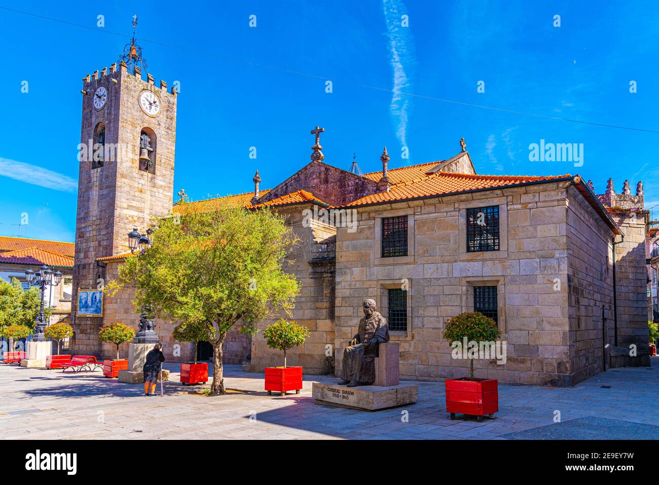 Church in the center of Ponte de Lima in Portugal Stock Photo - Alamy