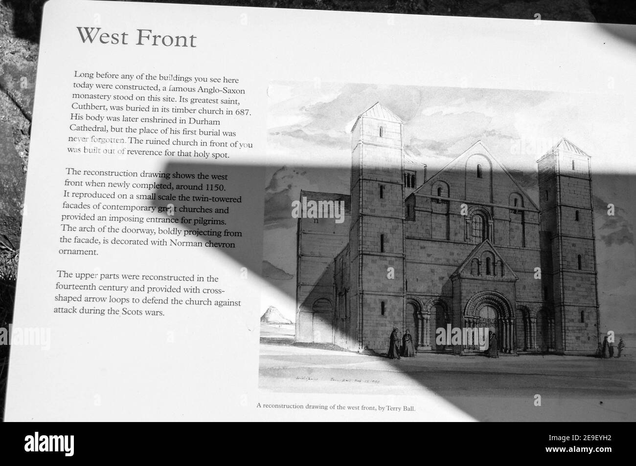 Northumberland poster castle old stone building inform information ...