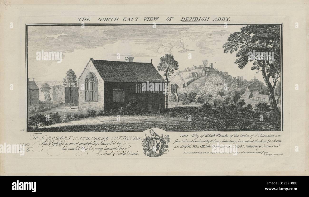 Map of denbigh hi-res stock photography and images - Alamy