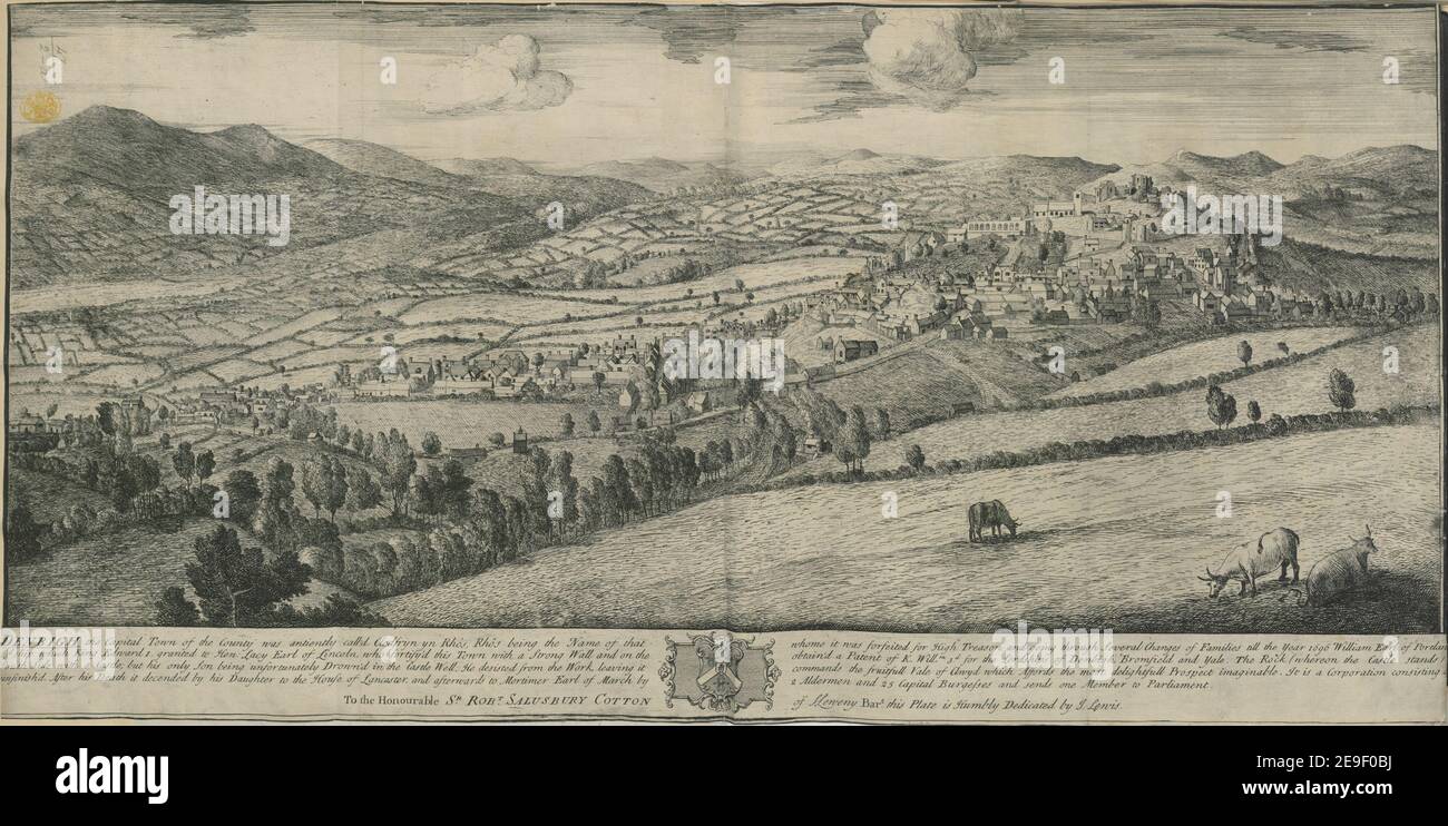 Map of denbigh hi-res stock photography and images - Alamy