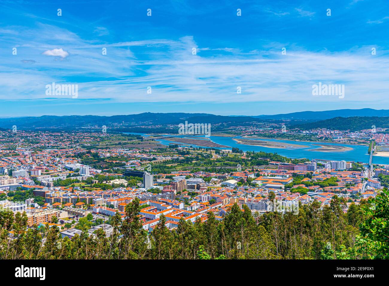 Cityscape of Viana do Castelo in Portugal Stock Photo - Alamy
