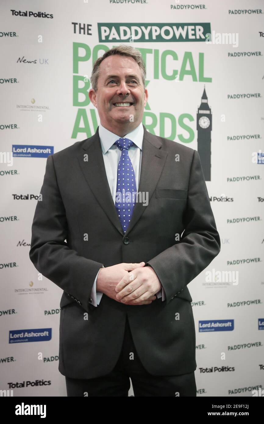 Liam Fox at the Paddy Power Political Book Awards 2014 held at the BFI ...