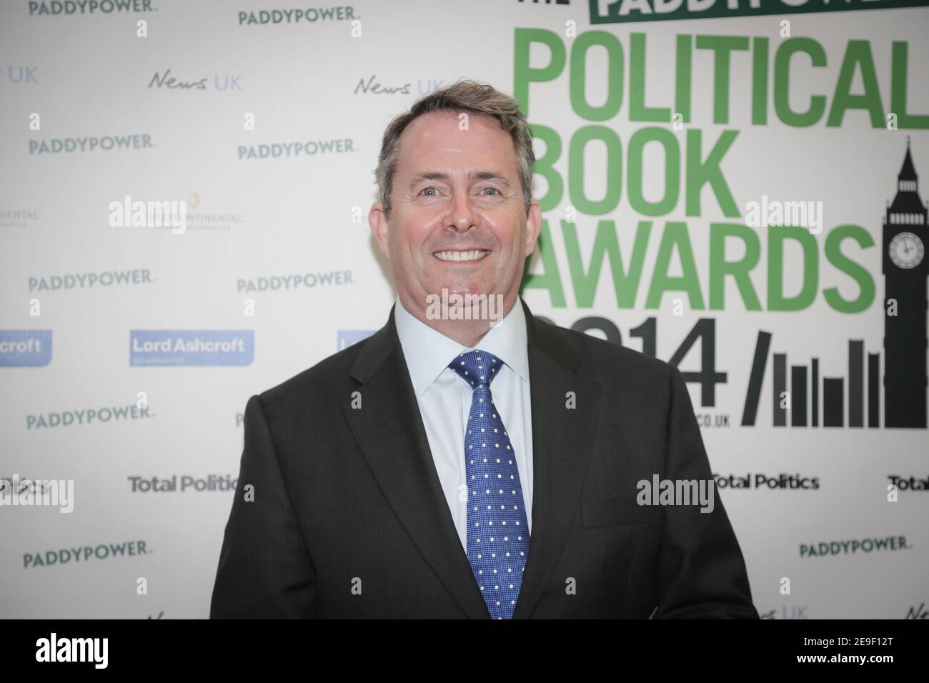 Liam Fox at the Paddy Power Political Book Awards 2014 held at the BFI ...