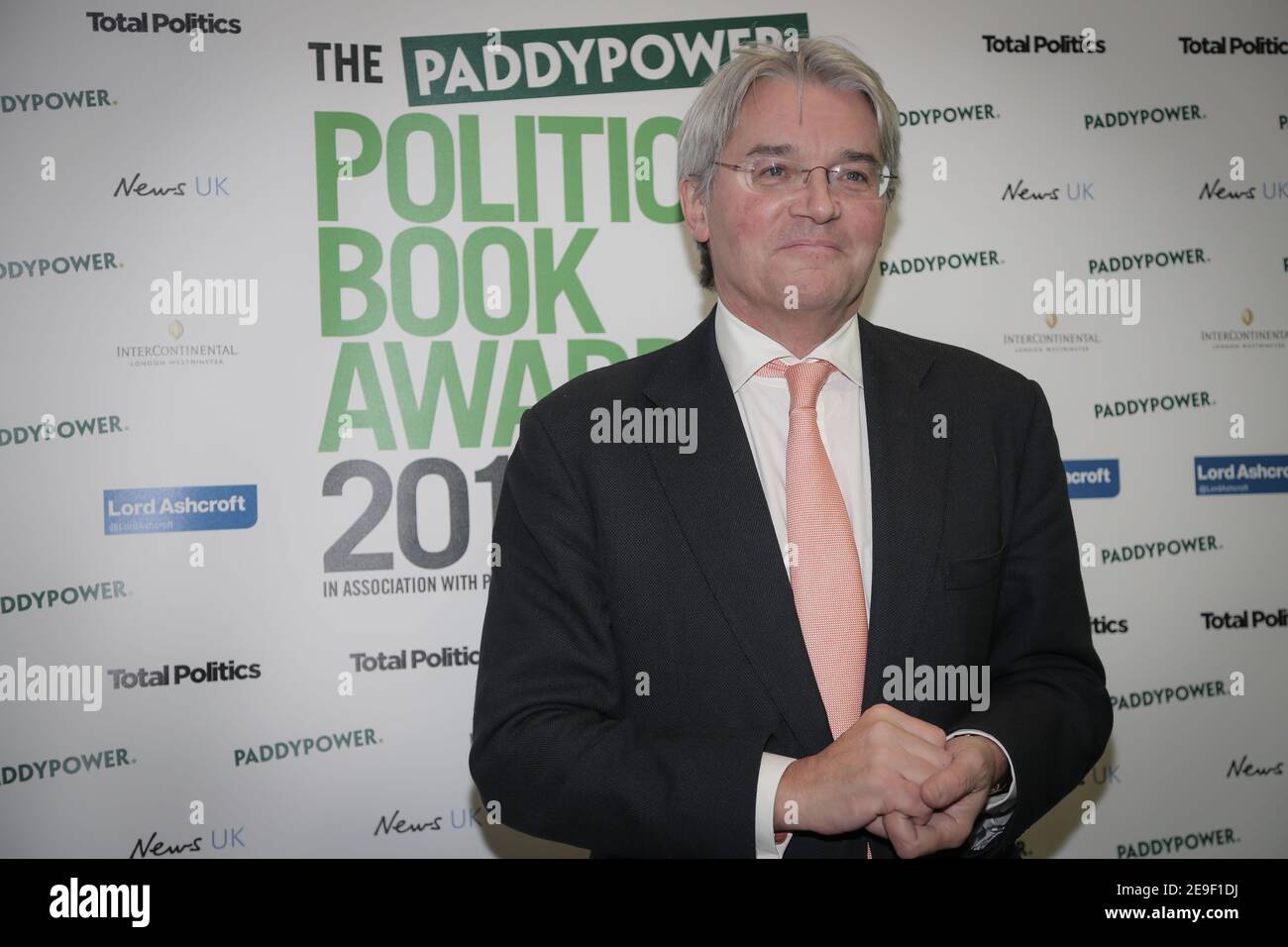 Andrew Mitchell at the Paddy Power Political Book Awards 2014 held at ...