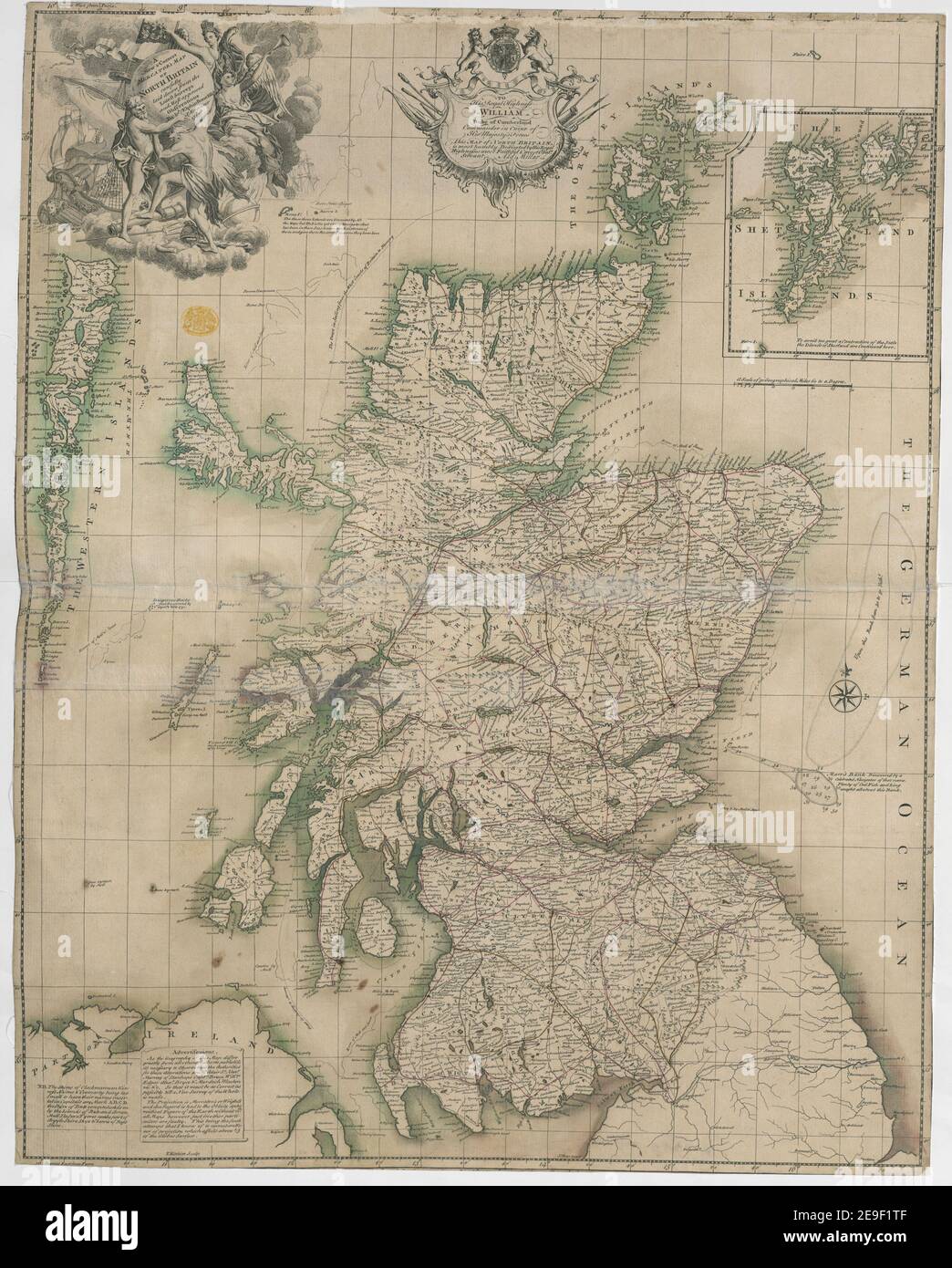 Map of elphinstone hi-res stock photography and images - Alamy