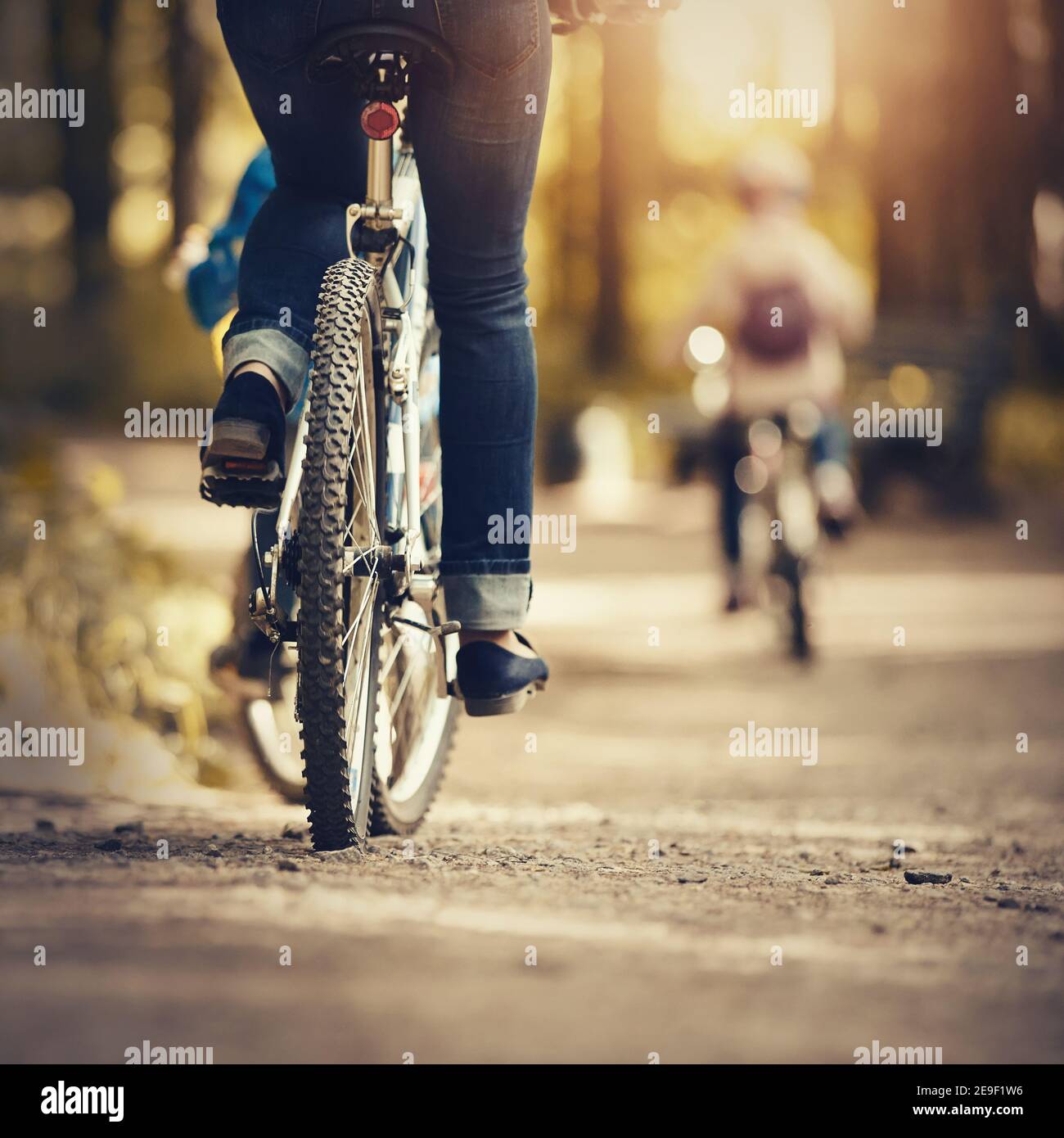 Sports bike ride in the Park. Outdoor activity Stock Photo - Alamy