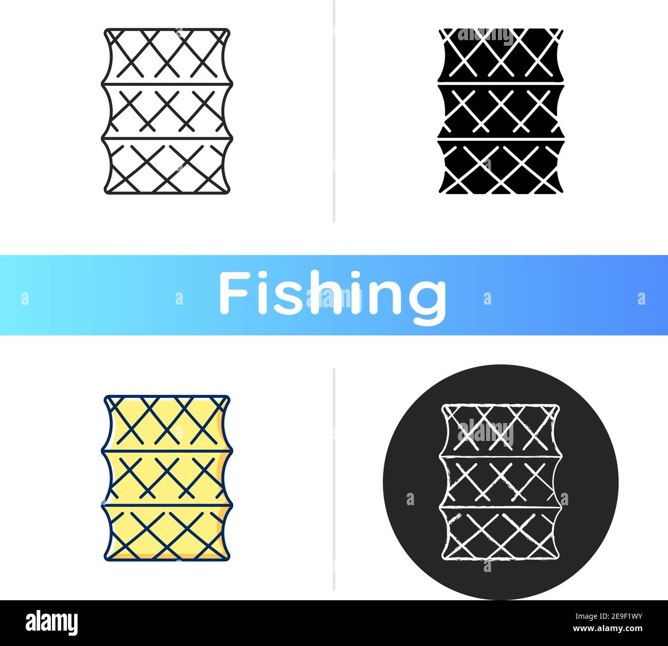 Fish trap icon Stock Vector Image & Art - Alamy