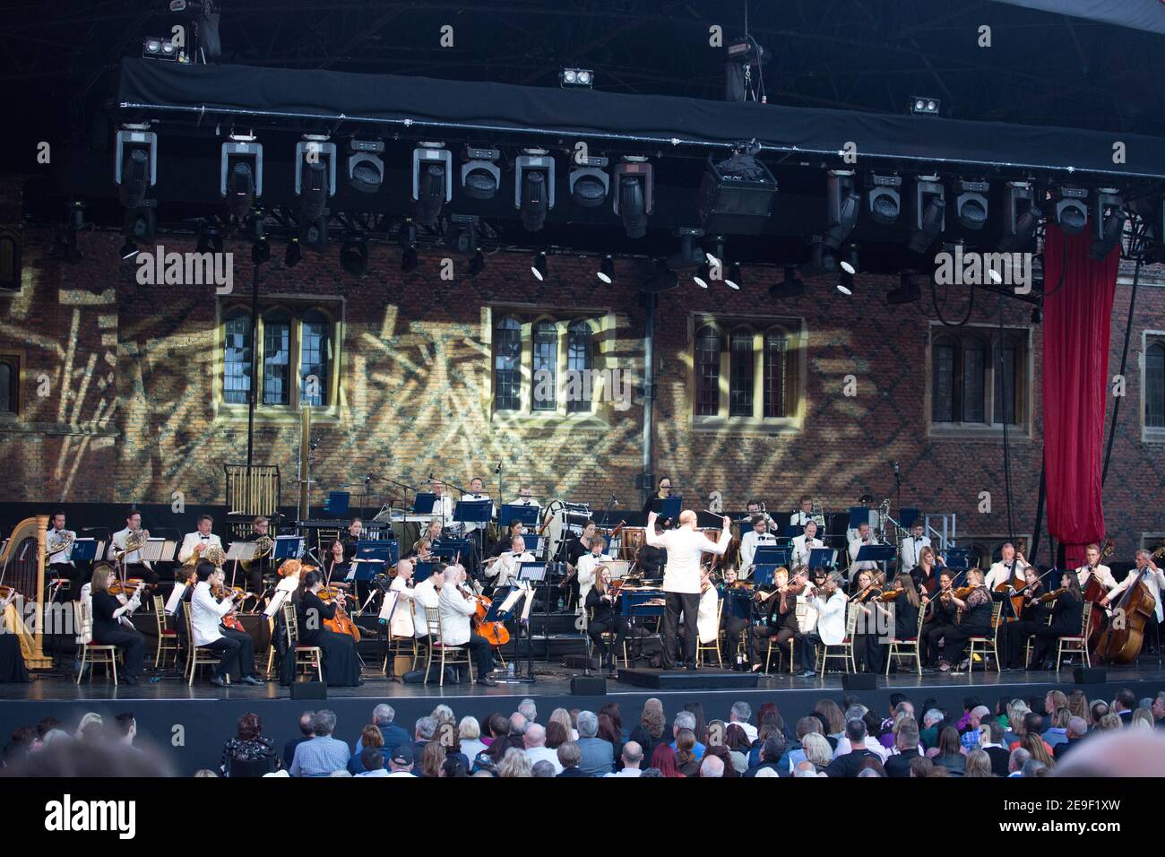 The Royal Philharmonic Concert Orchestra performing live on stage at ...