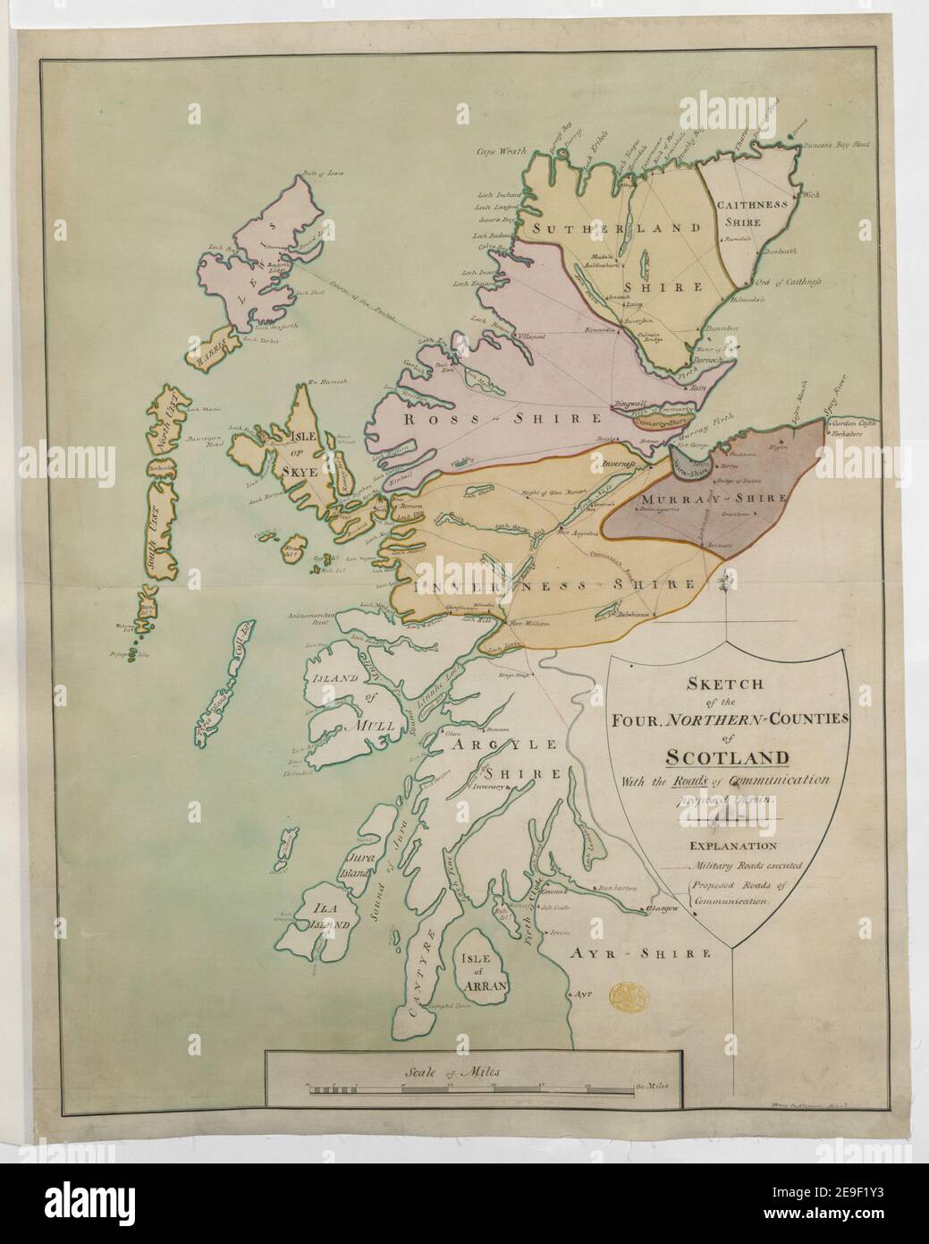 Watercolour sketch scotland hi-res stock photography and images - Alamy