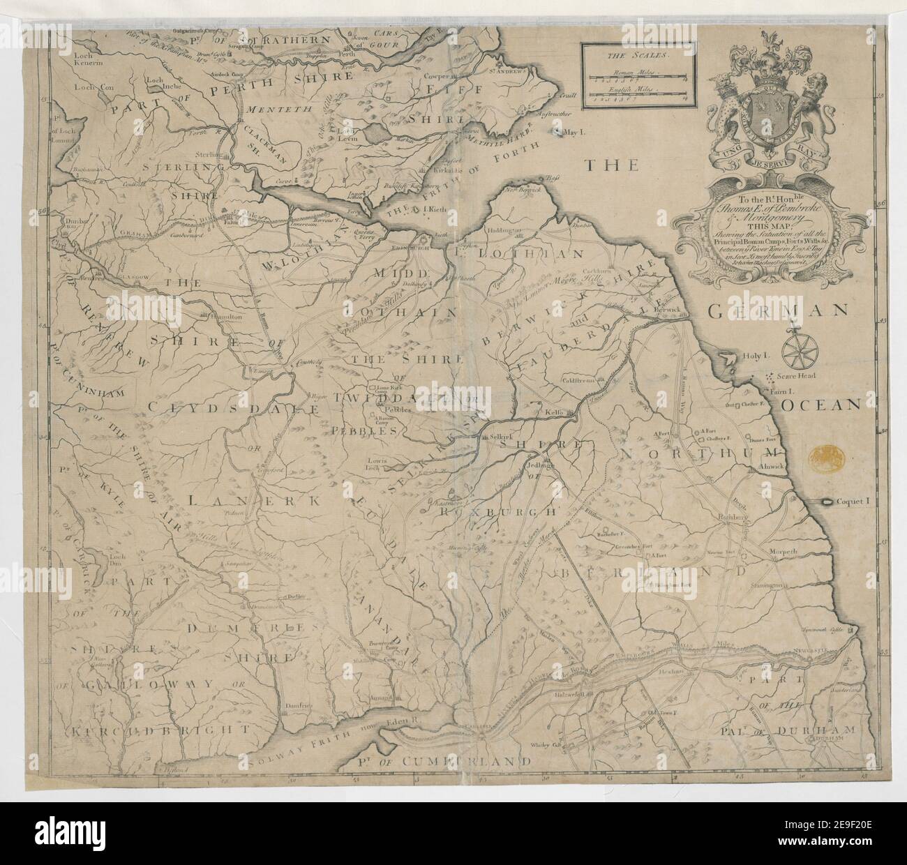Map of pembroke hi-res stock photography and images - Alamy