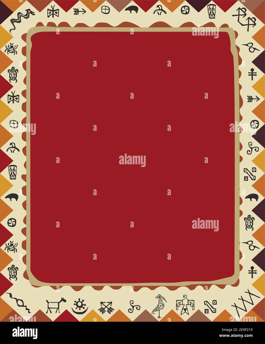 Native American Design Wallpaper Borders