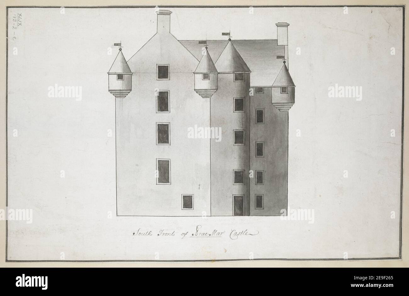 South Front of Brae Mar Castle. Visual Material information: Title ...