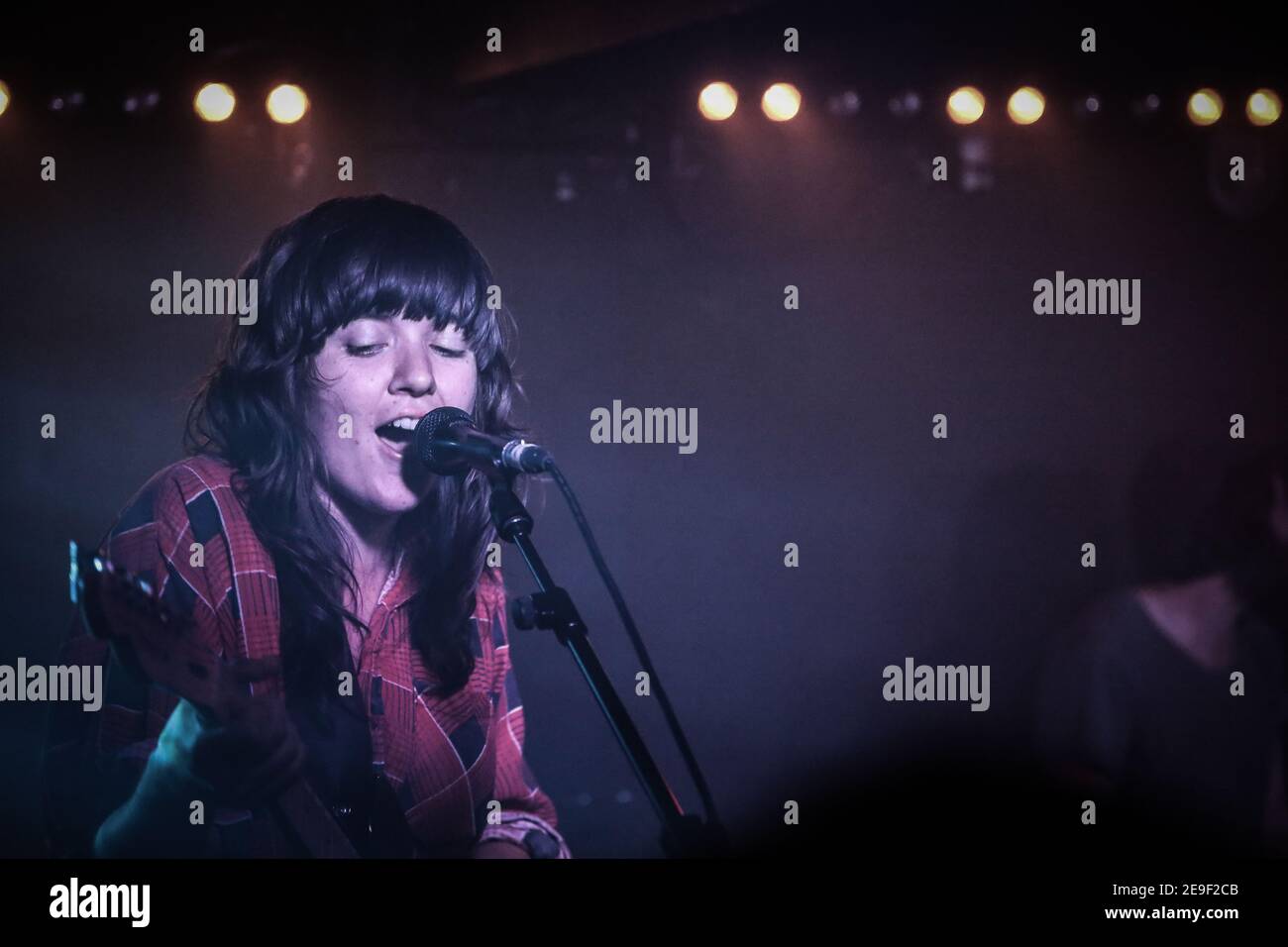 Courtney Barnett performing live on stage at the Sebright Arms as part ...