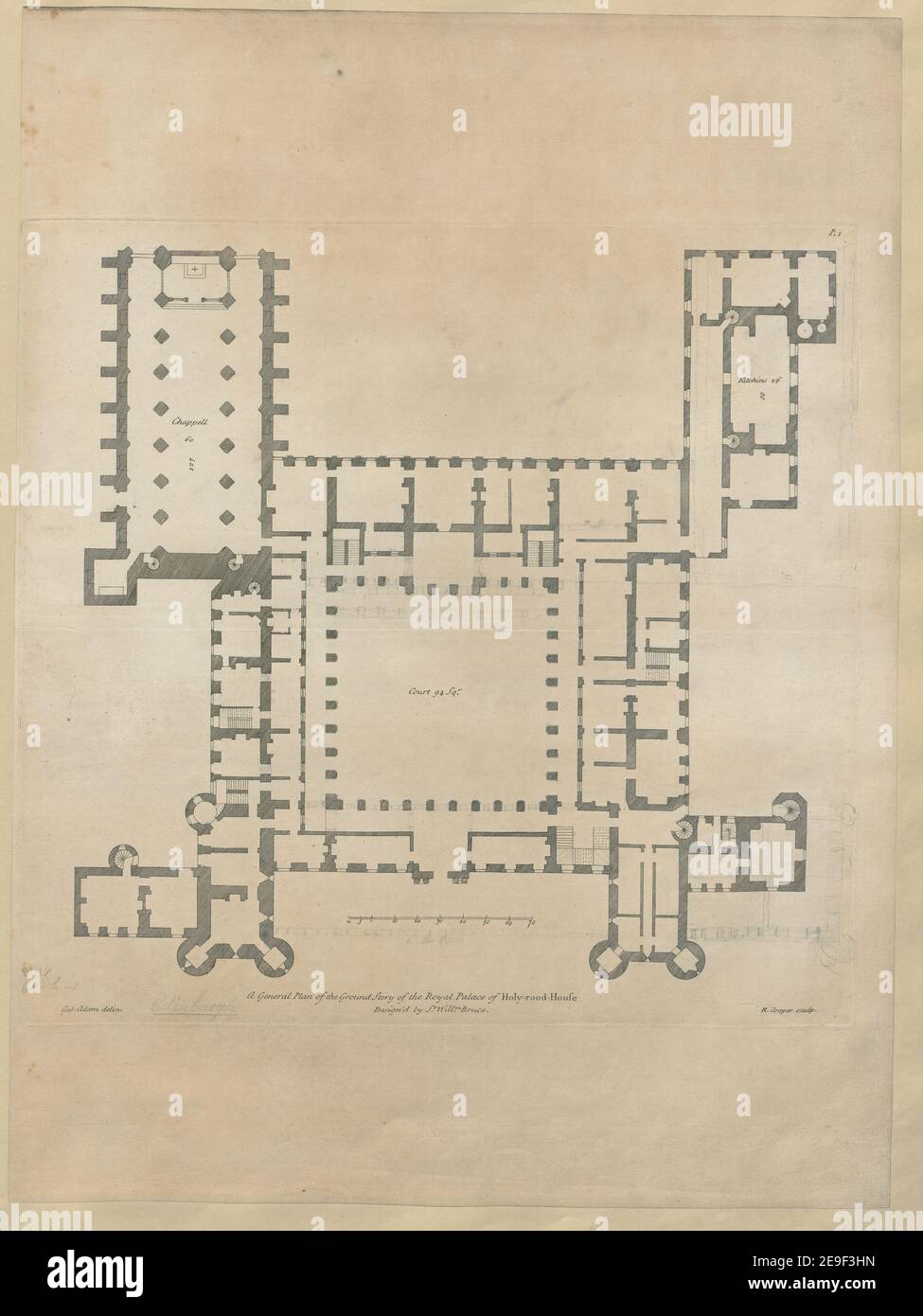 Holyrood Palace Layout The Palace Of Holyroodhouse, Commonly Referred