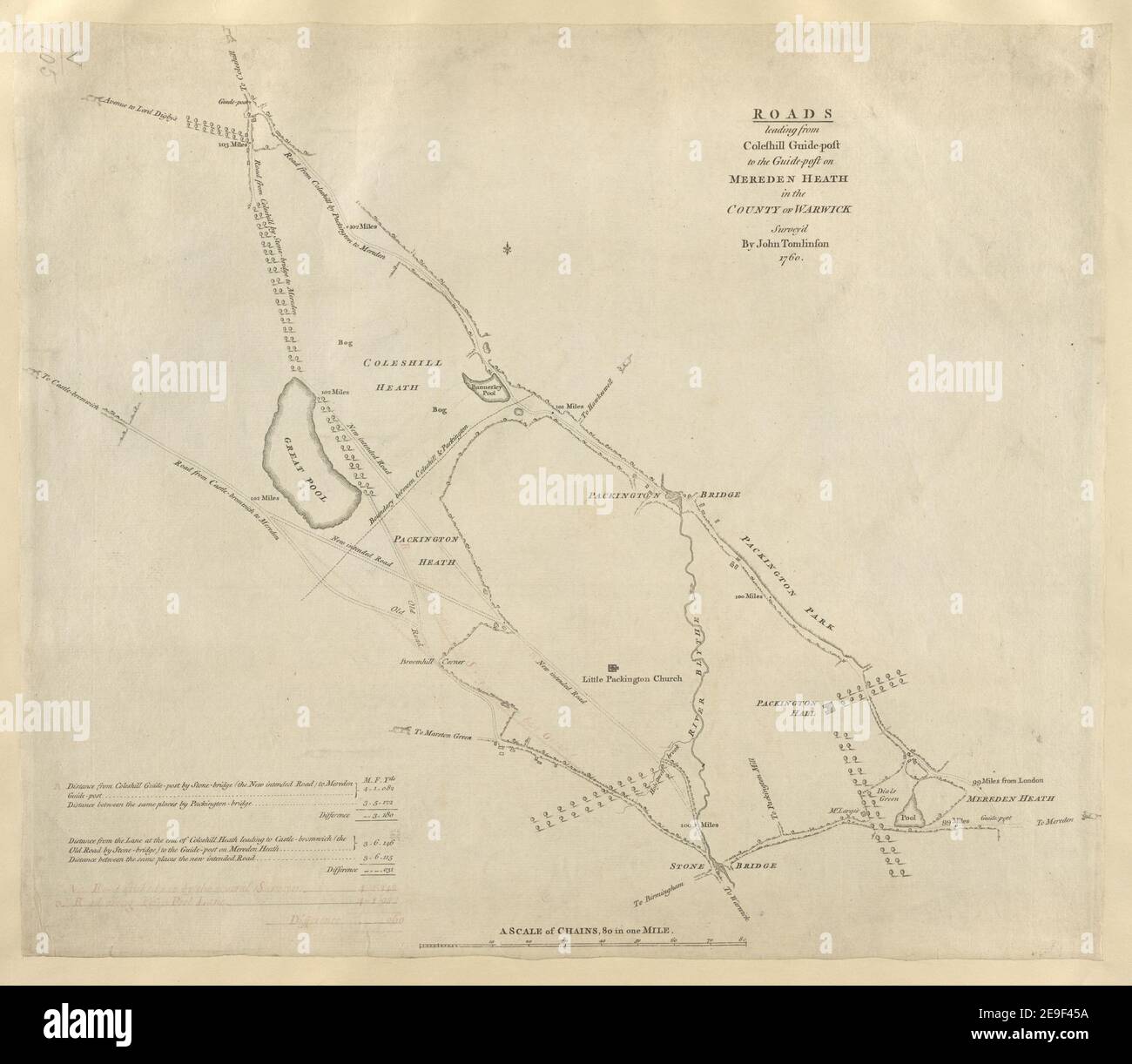 Map of the heath hi-res stock photography and images - Alamy