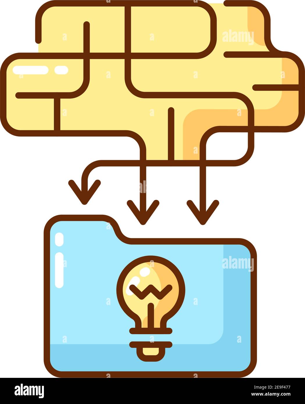 Organizing process Stock Vector Images - Alamy