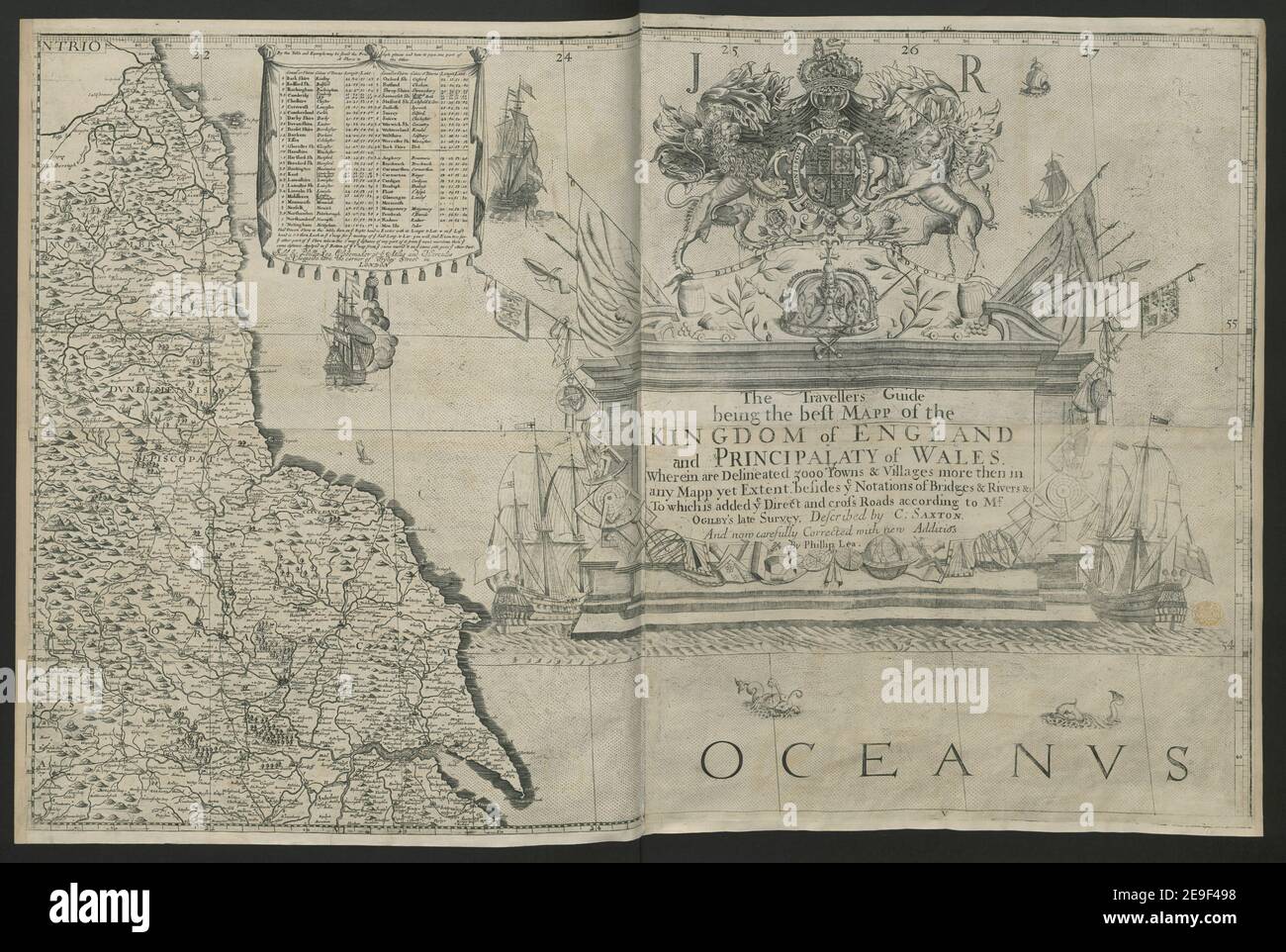 Saxton map hi-res stock photography and images - Alamy