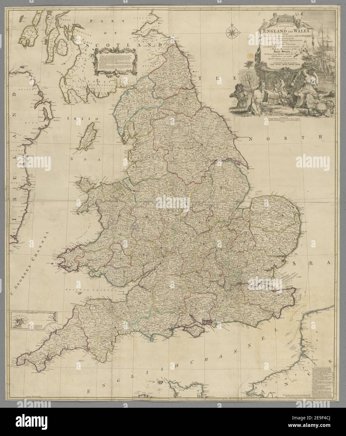 1760 london map hi-res stock photography and images - Alamy