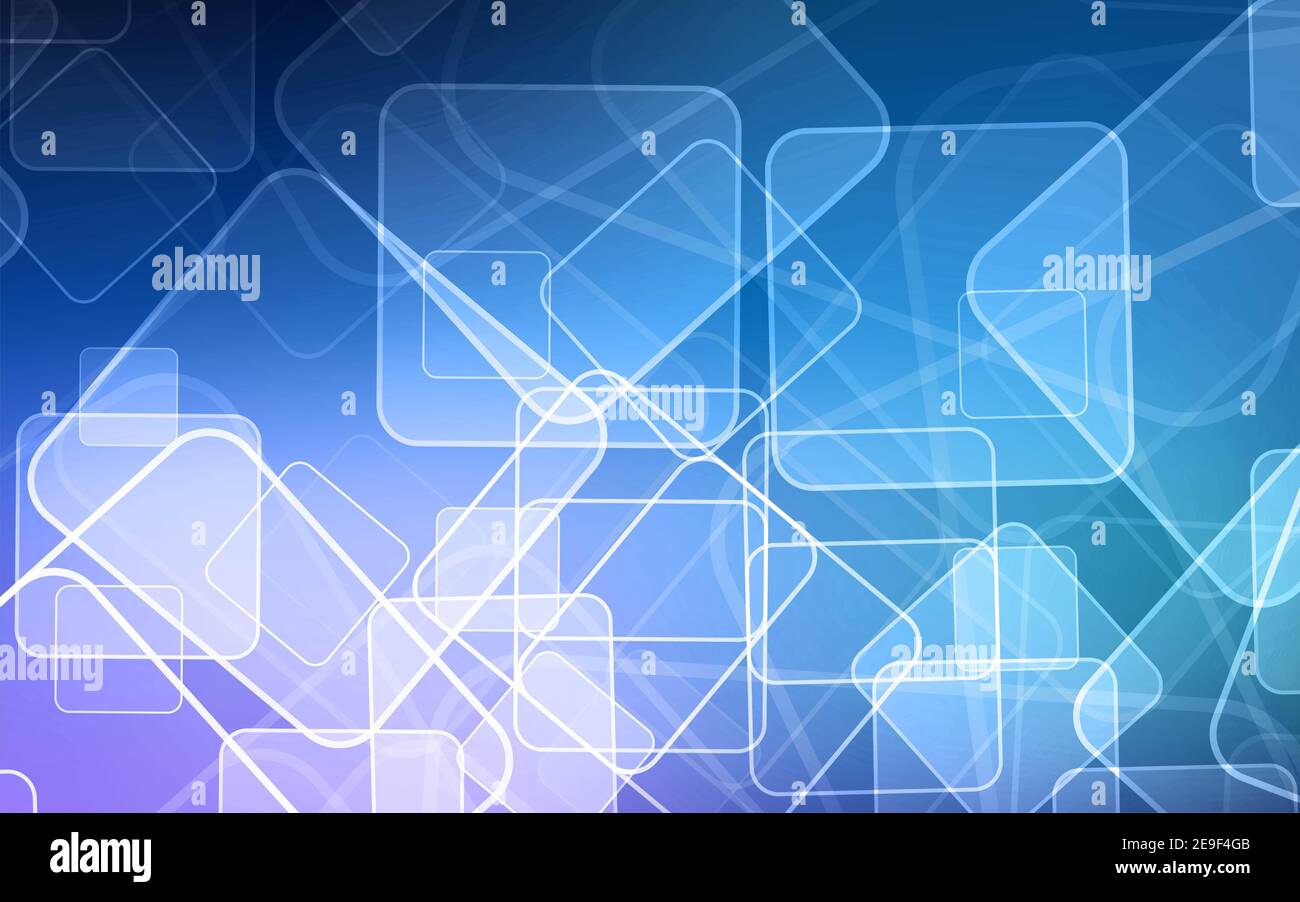 Abstract wide technology background with hexagons and gear wheels. Hi ...