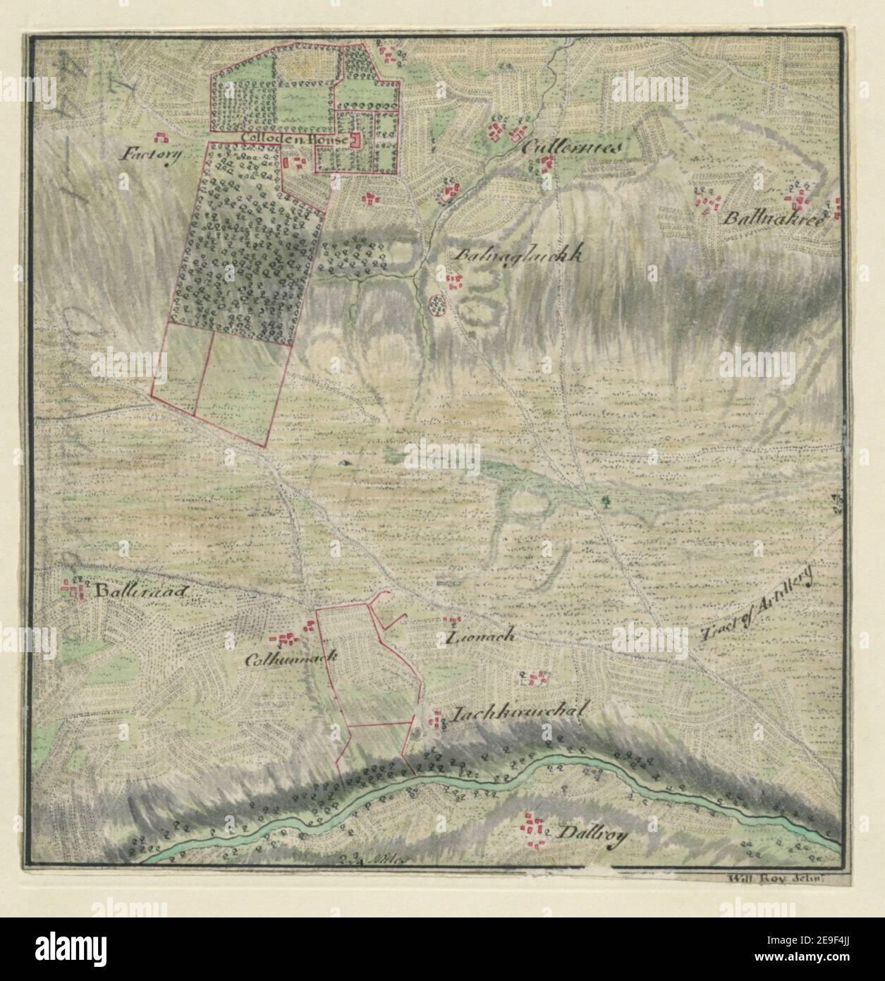 Culloden map hi-res stock photography and images - Alamy