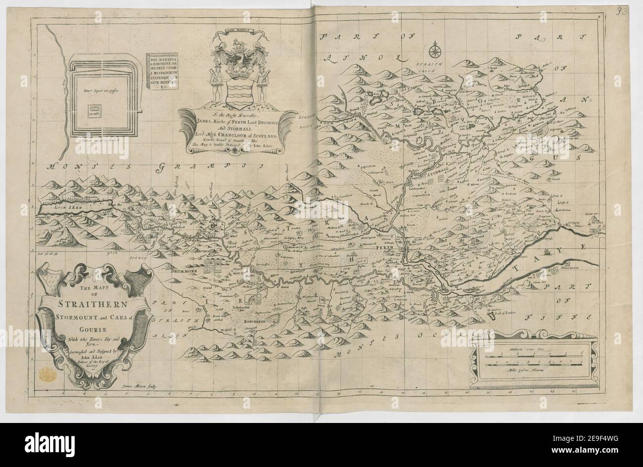 Adair map hi-res stock photography and images - Alamy