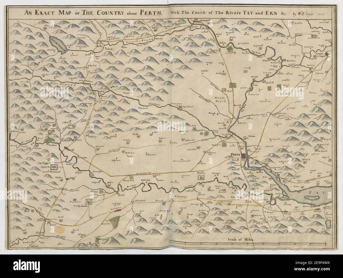 Map of perth hi-res stock photography and images - Alamy