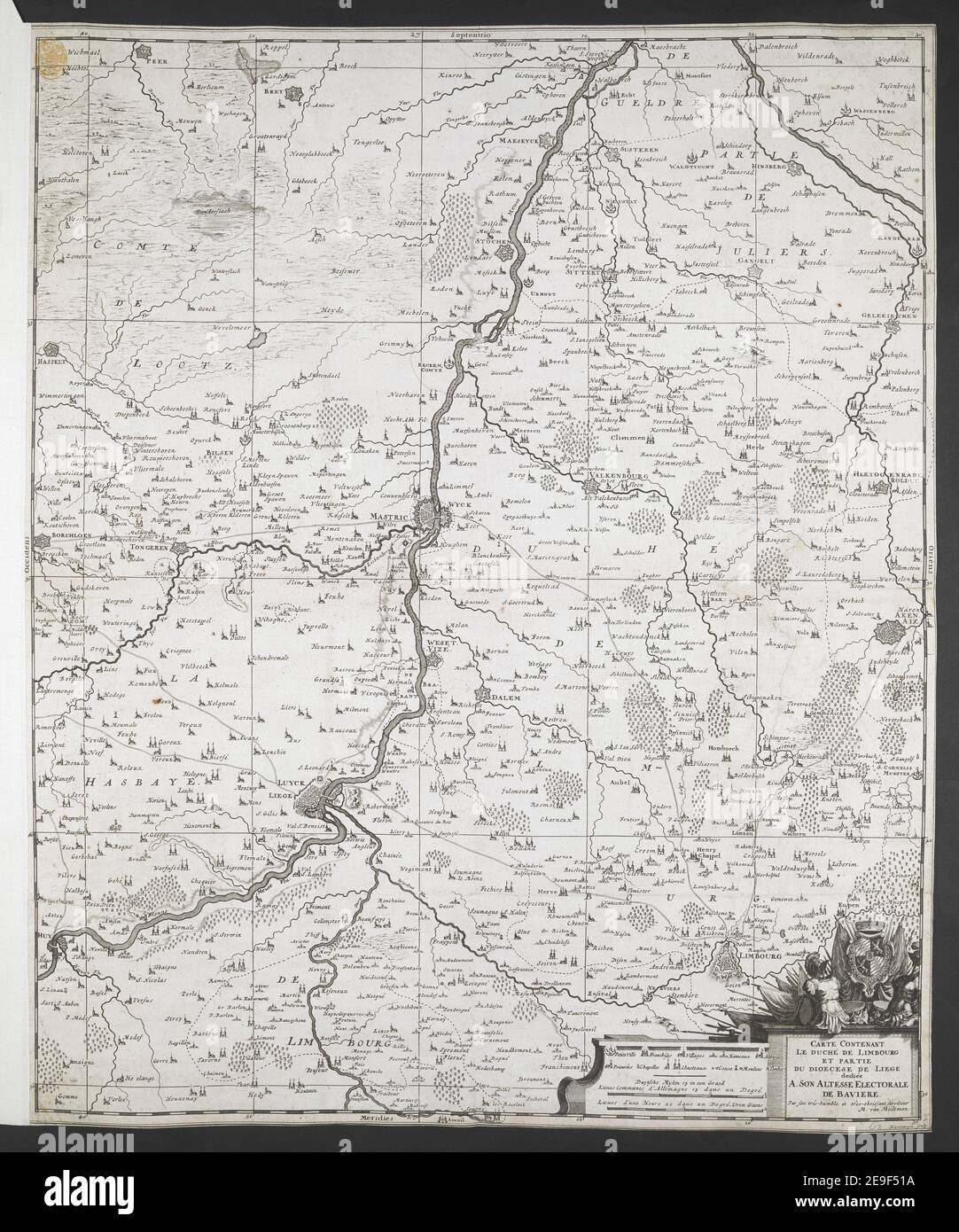 Carte du limbourg hi-res stock photography and images - Alamy