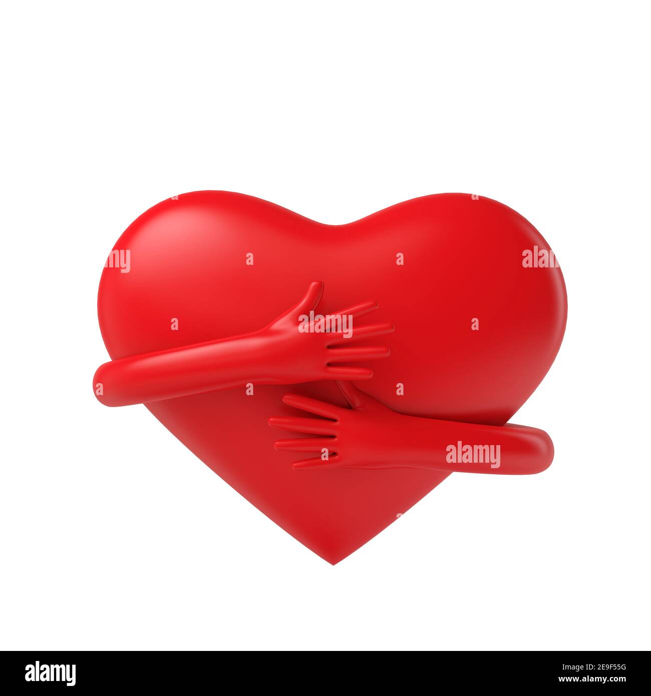 Hand hugging heart hi-res stock photography and images - Alamy