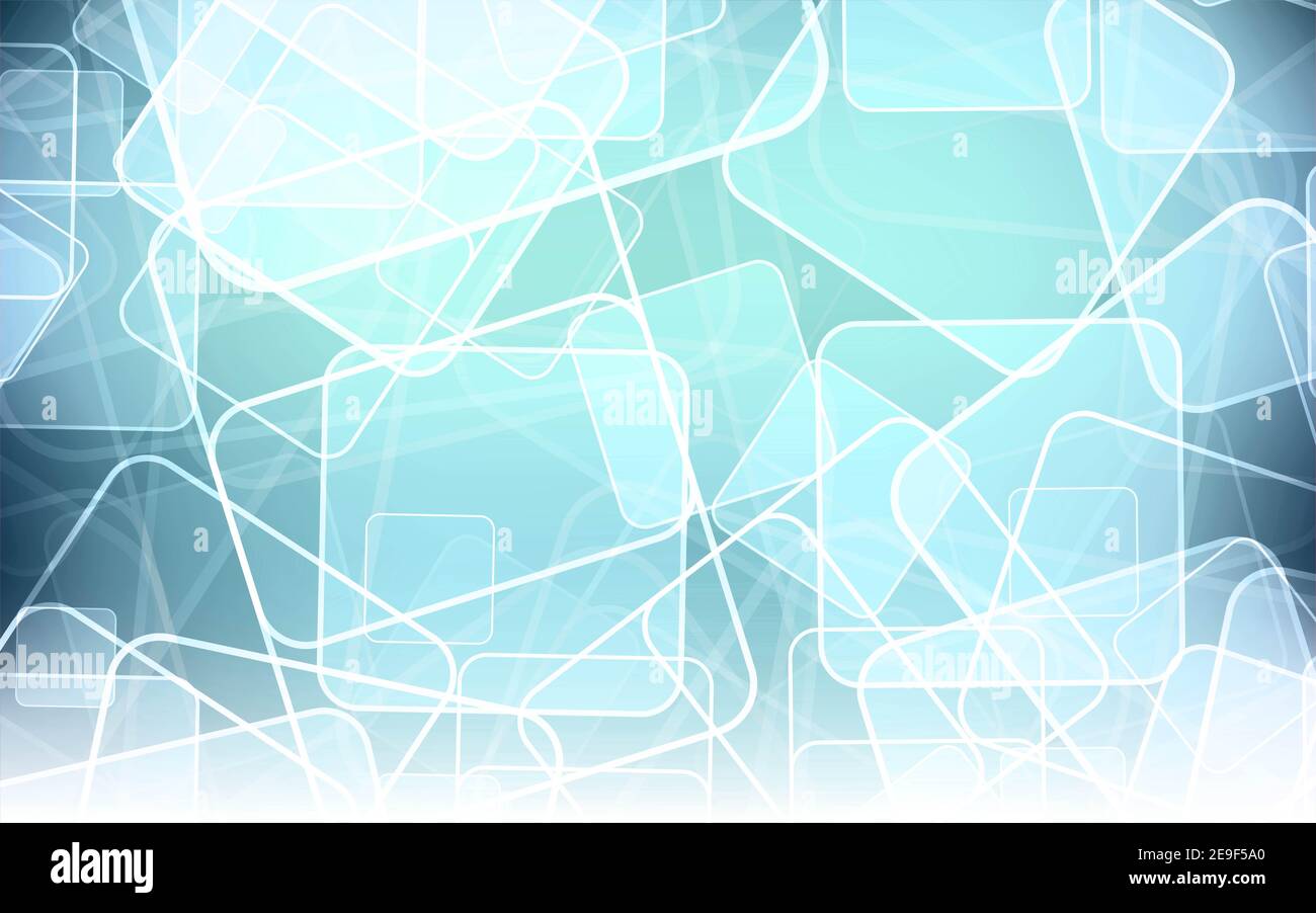 Abstract wide technology background with hexagons and gear wheels. Hi ...