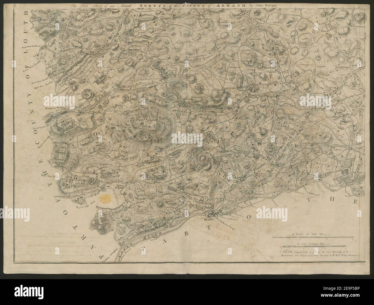 A Topographical Map of the County of Armagh, to Which is Anex'd the ...