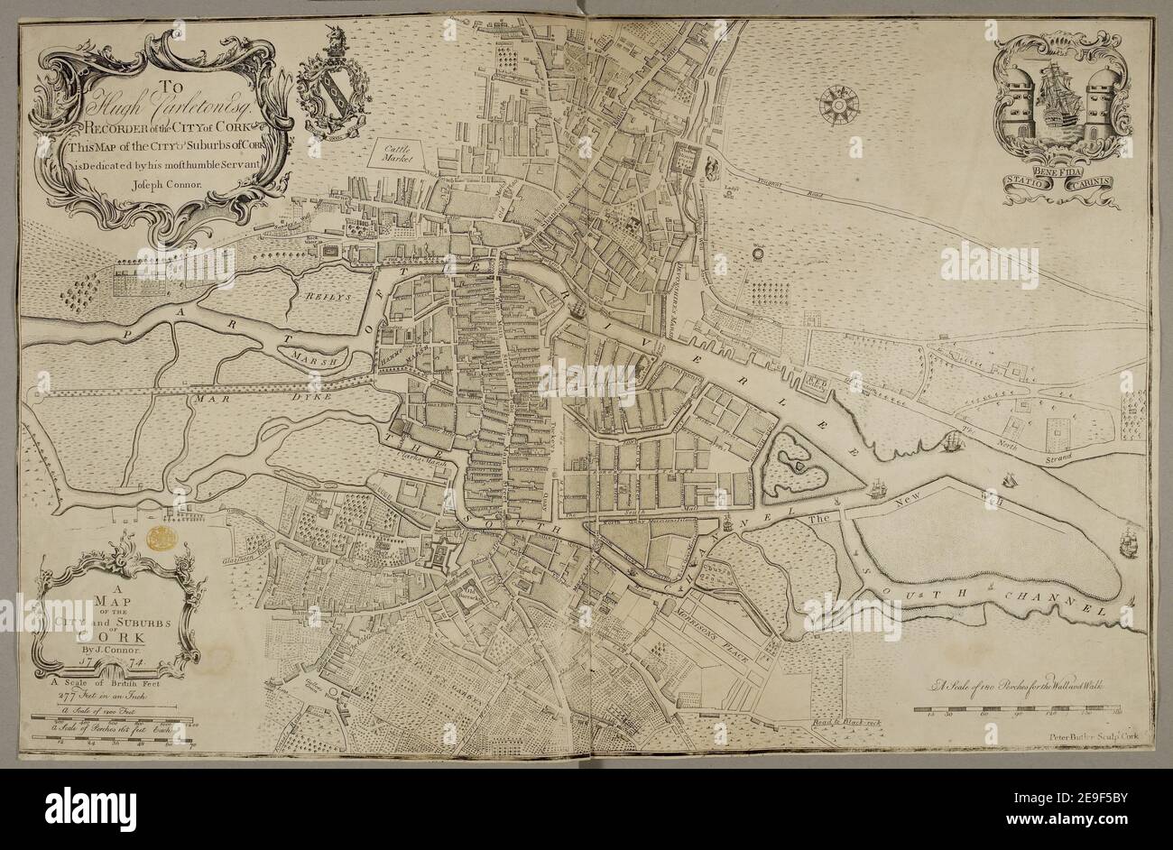 Map of butler hi-res stock photography and images - Alamy