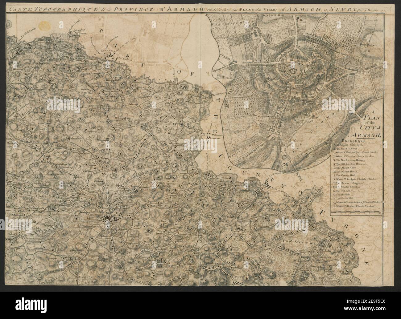 Newry map hi-res stock photography and images - Alamy