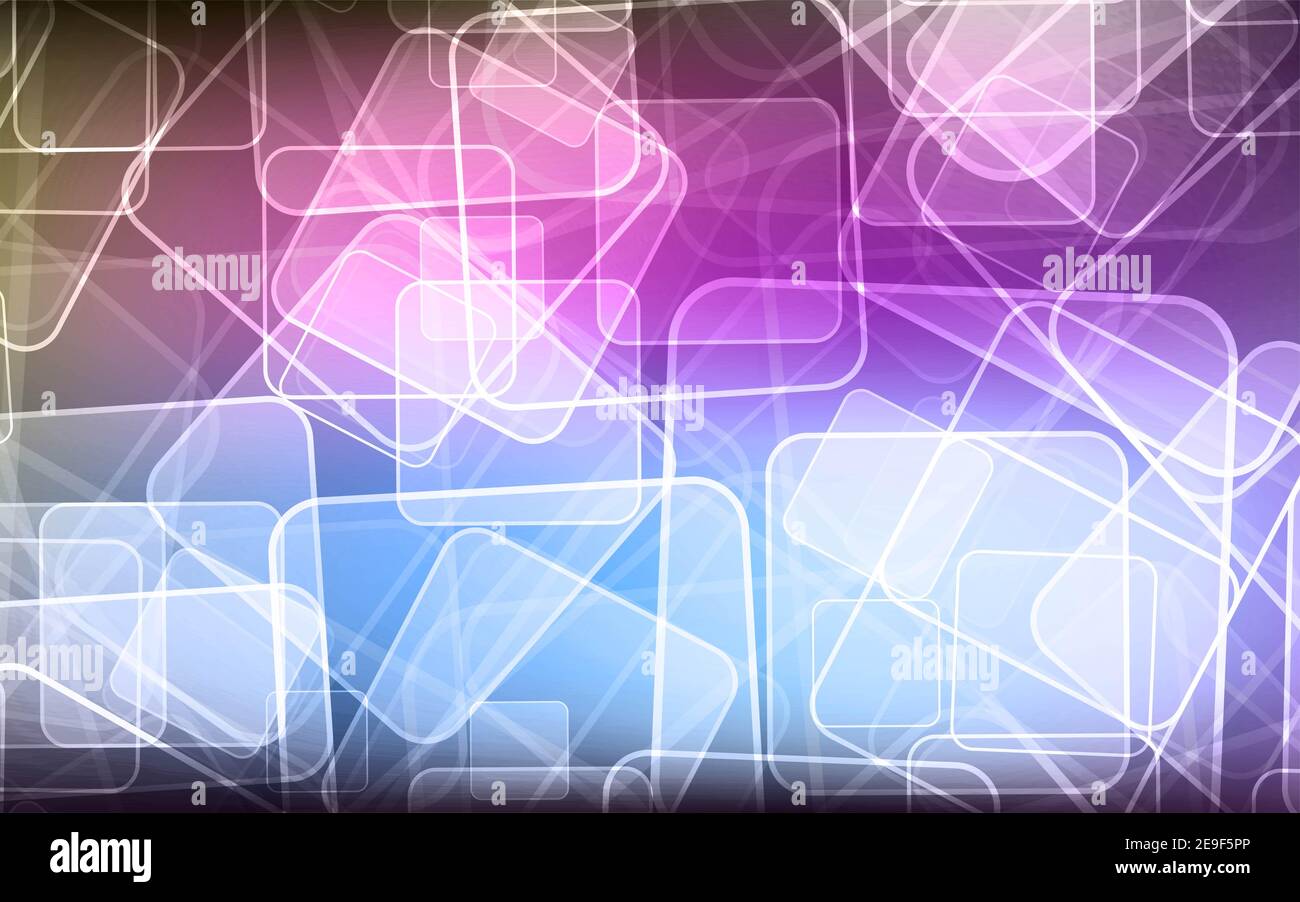 Abstract wide technology background with hexagons and gear wheels. Hi ...