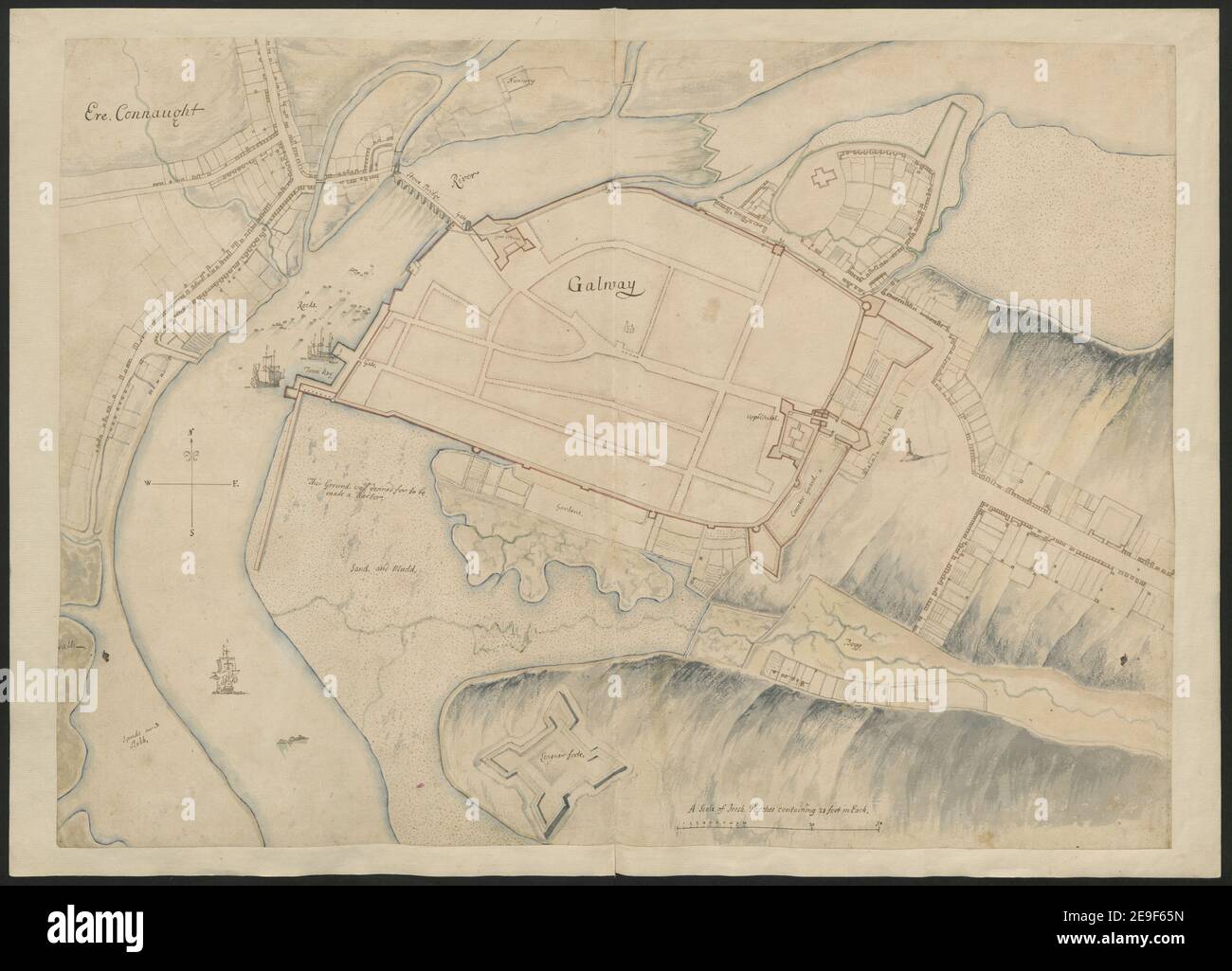 Galway map hi-res stock photography and images - Alamy