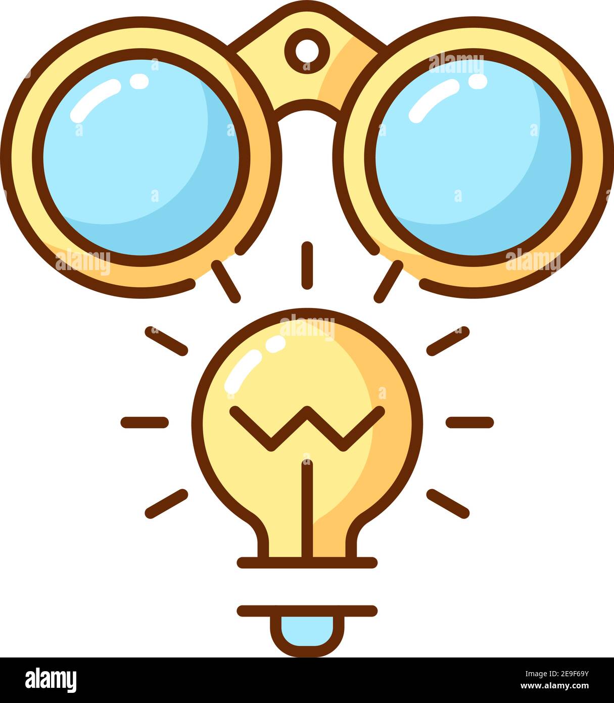 Perspective vision marketing strategy Stock Vector Images - Alamy