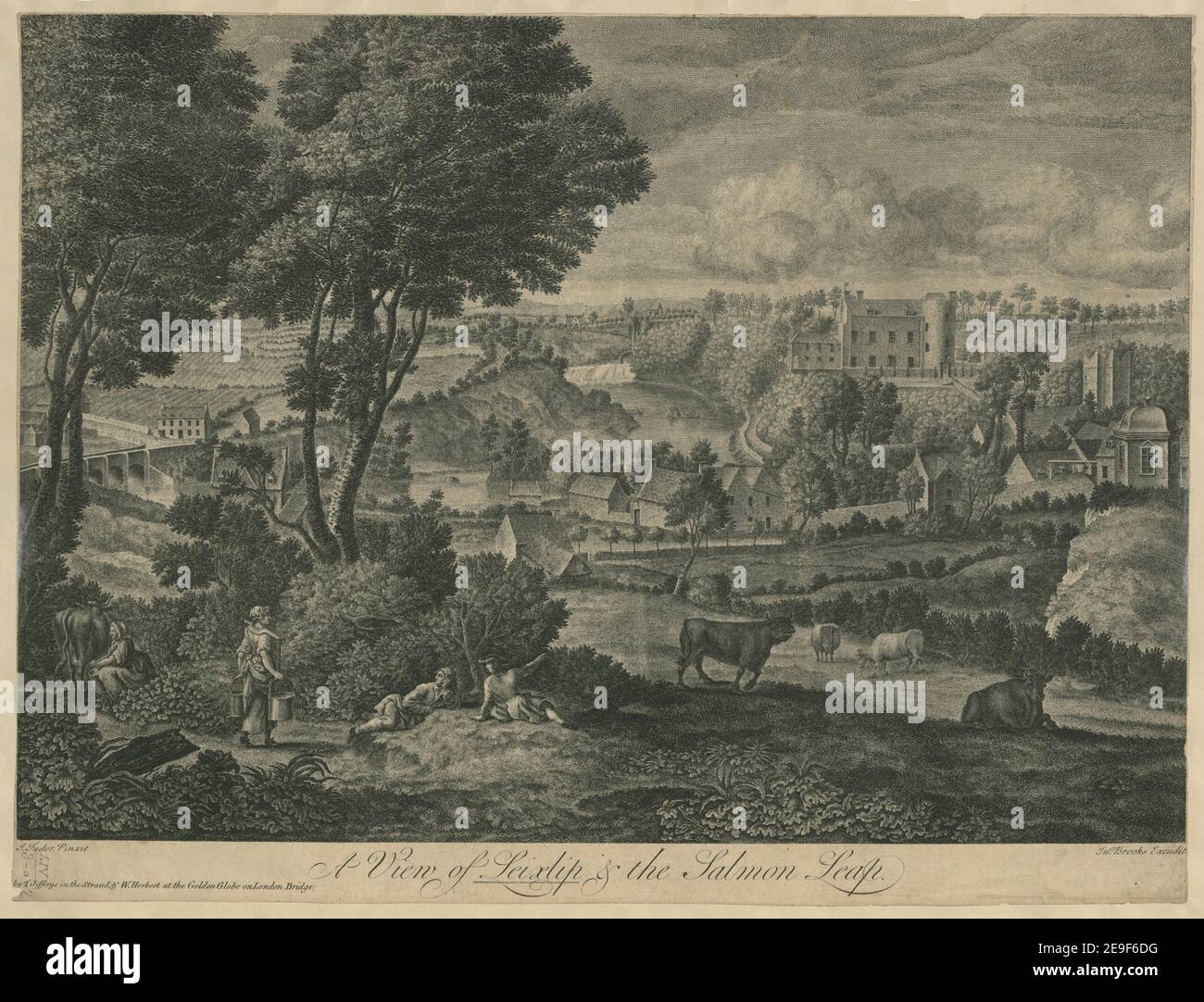 View of the salmon leap at leixlip hi-res stock photography and images ...