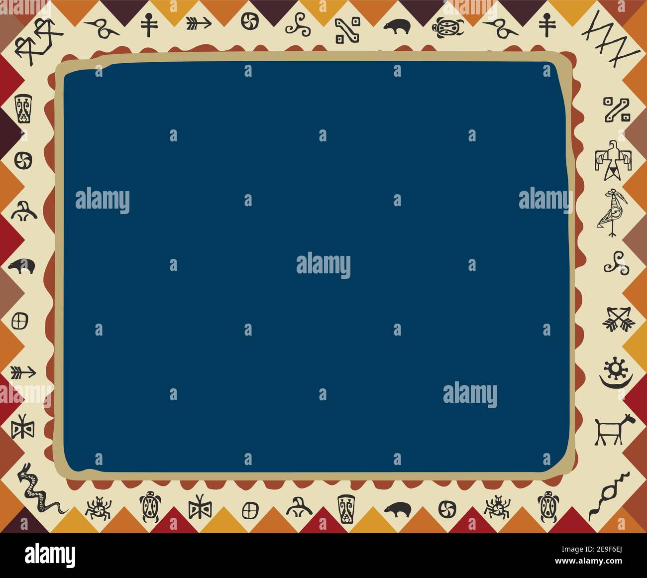 Native ethnic background art Stock Vector Images - Alamy