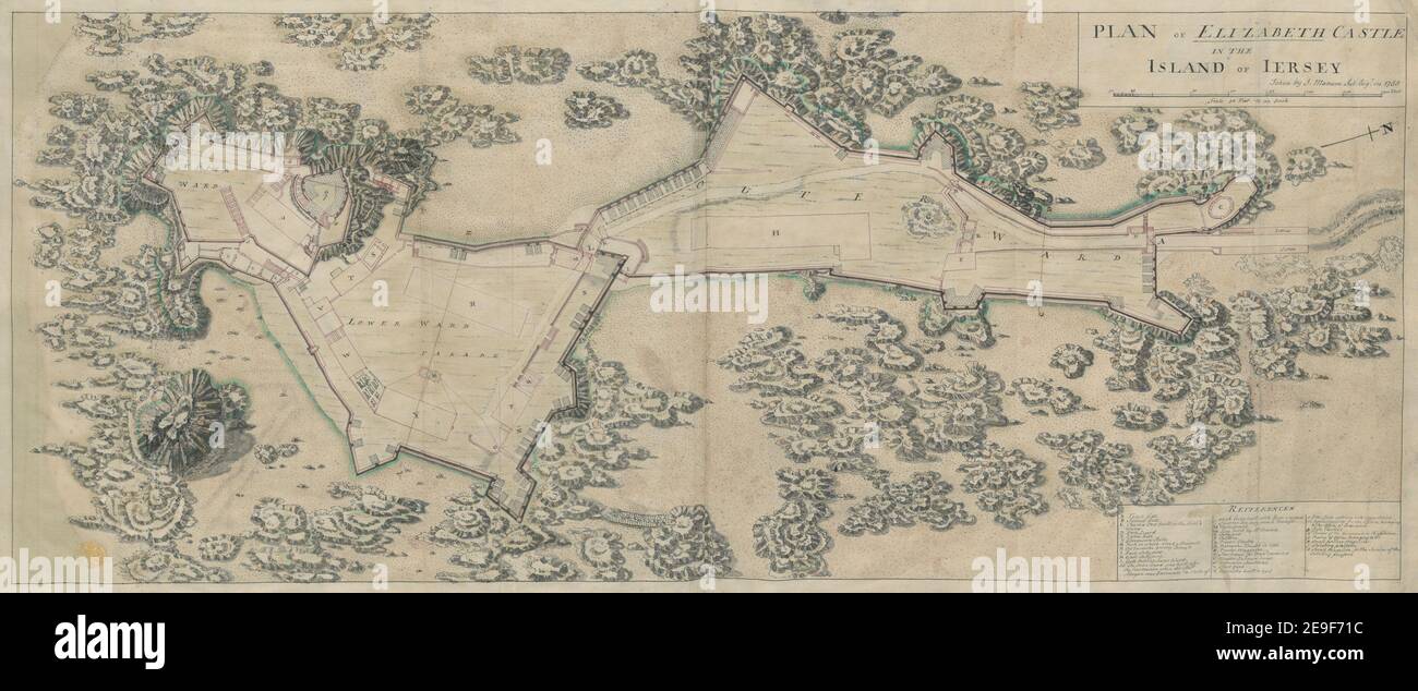 Jersey island map hi-res stock photography and images - Alamy