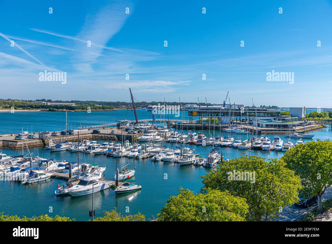 Marina at Viana do Castelo in Portugal Stock Photo - Alamy