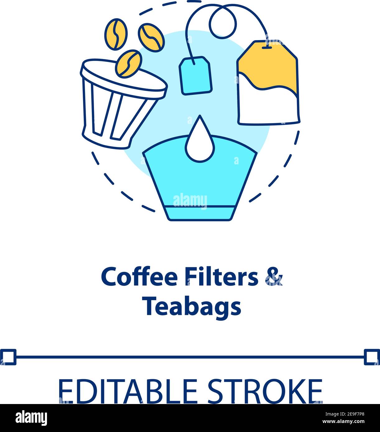 Sustainability coffee Stock Vector Images - Alamy